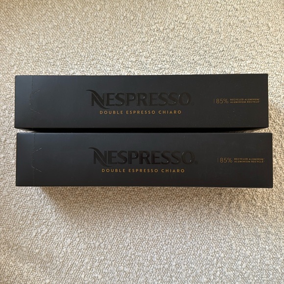 Nespresso | Kitchen | Two Boxes 2 Capsules Of Nespresso Vertuo Double ...